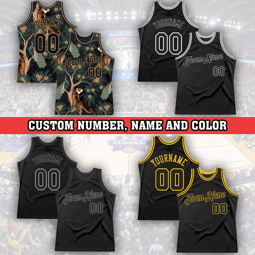 Custom Basketball Mesh Tank – Personalized Name & Number, Unisex Sports ...