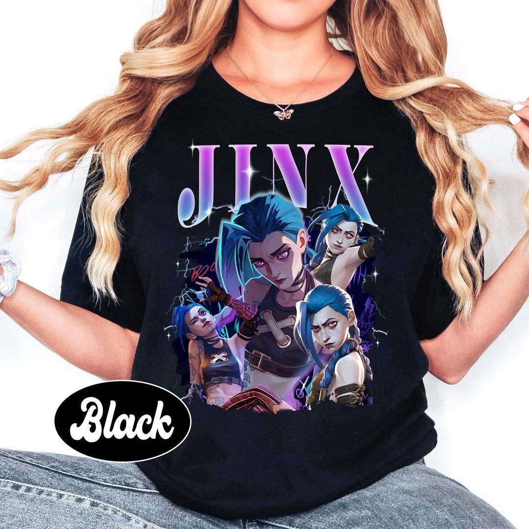 Limited Jinx Arcane Tee, Jinx Arcane T-shirt, Unisex T-shirt, Vi Arcane ...