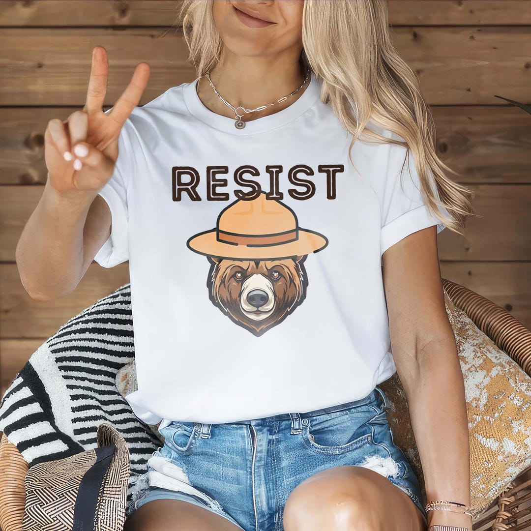 Bear Resist Shirt, National Parks Shirt, National Forest Tshirt Anti ...