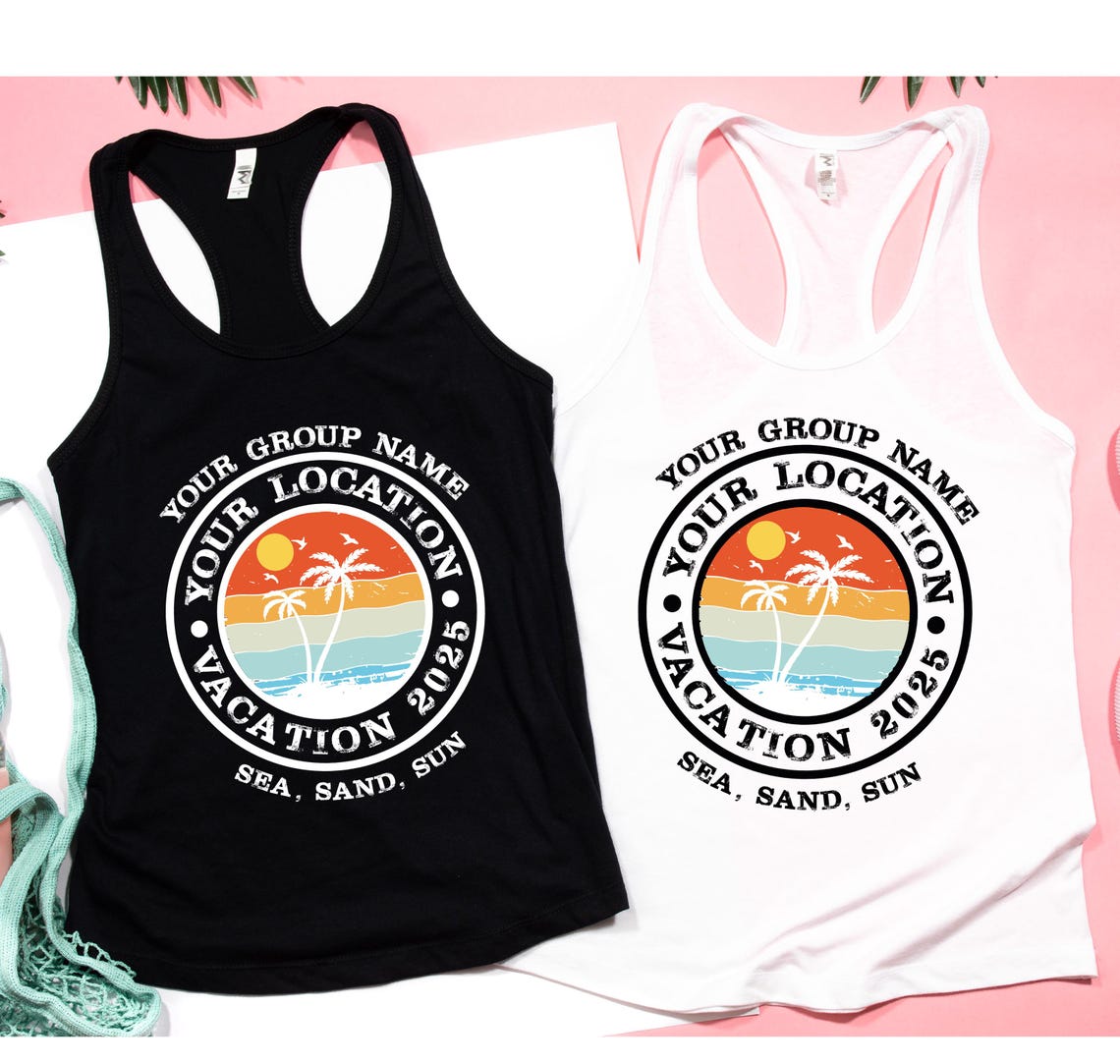 Custom Summer Tanks Tops, Custom Family Vacation Tanks, Family Vacation ...