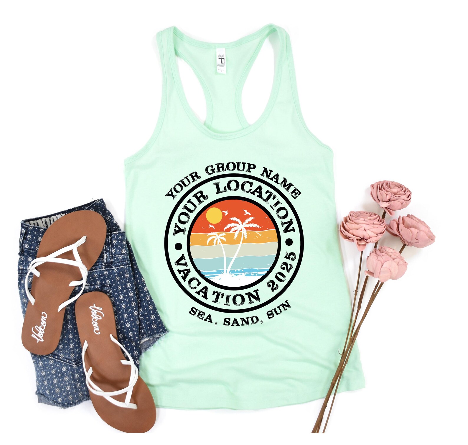 Custom Summer Tanks Tops, Custom Family Vacation Tanks, Family Vacation ...