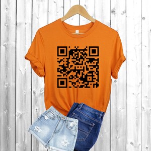 F*ck You QR Code Shirt, Custom QR Code Shirt, Sarcastic Gift for Friend ...