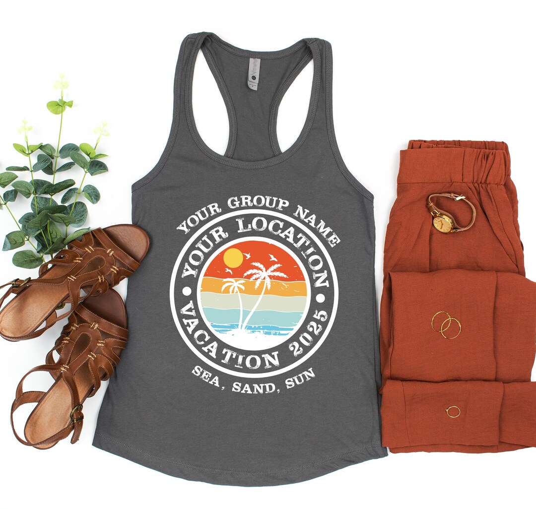 Custom Summer Tanks Tops, Custom Family Vacation Tanks, Family Vacation ...