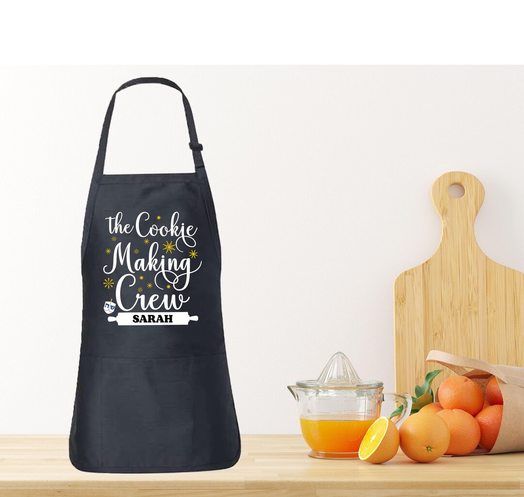 Personalized Cookie Making Crew Apron, Christmas Apron, Personalized ...