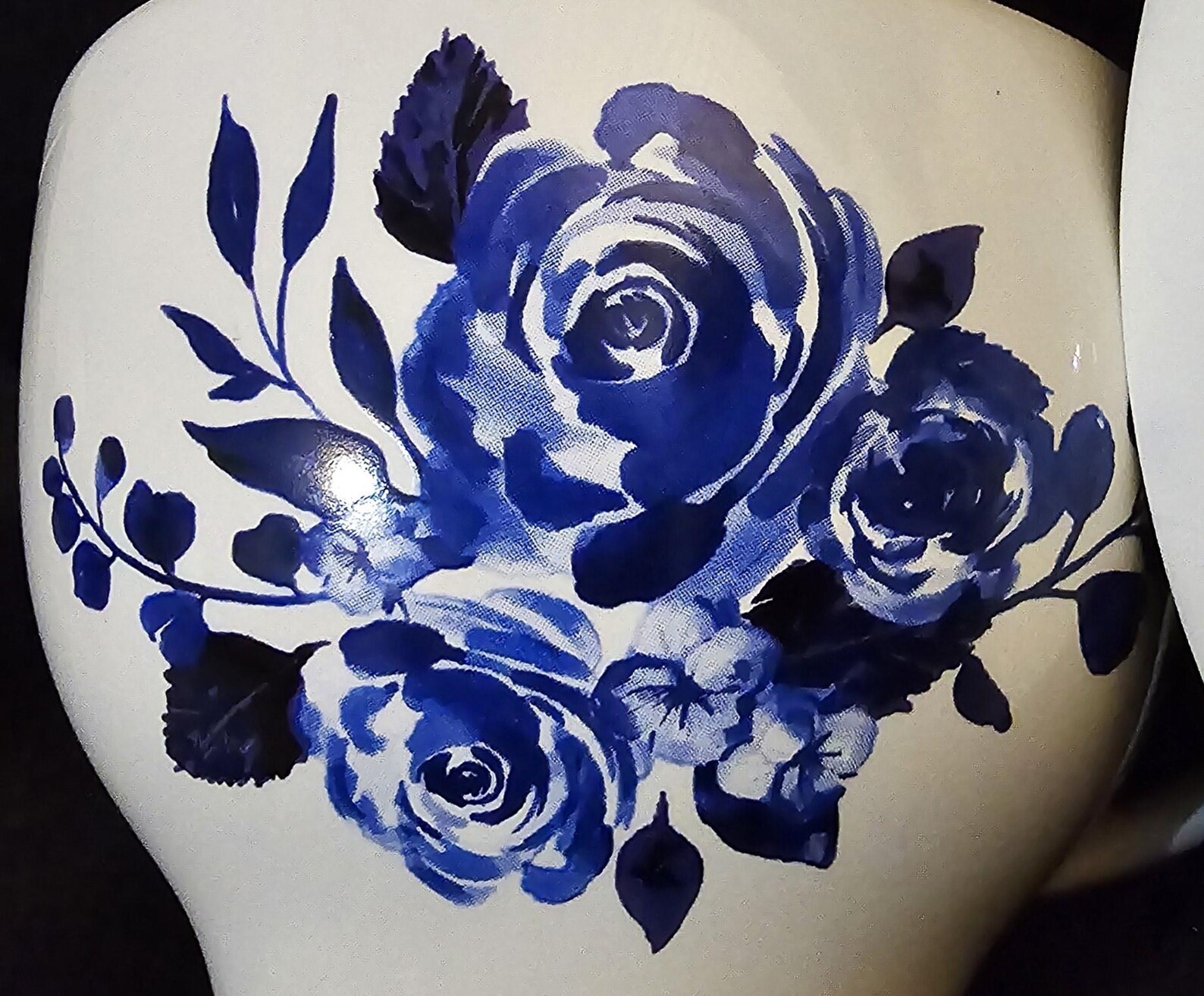 Vivid Blue and White Teleflora Gift Teacup and Saucer - Etsy