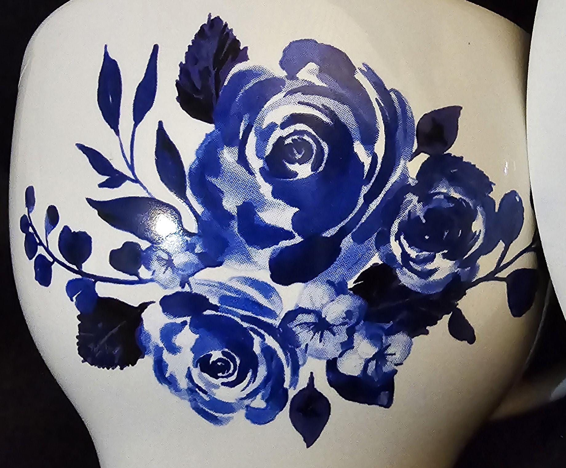 Vivid Blue and White Teleflora Gift Teacup and Saucer - Etsy