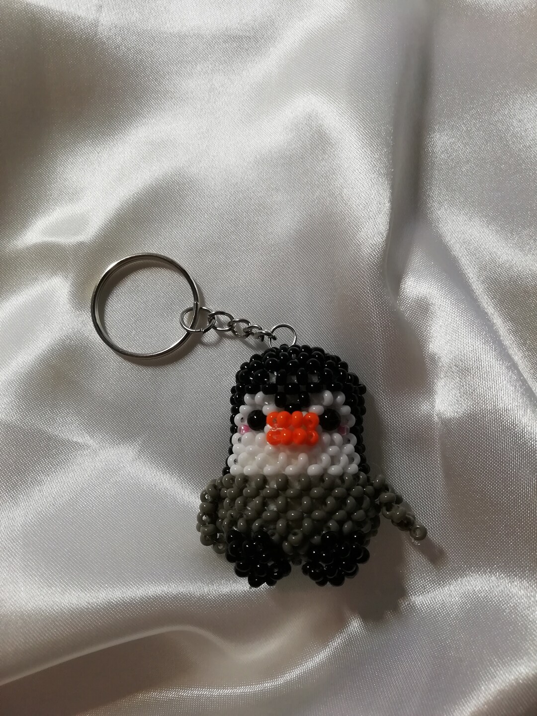 Beaded Penguin/beaded Keychain/amigurumi - Etsy