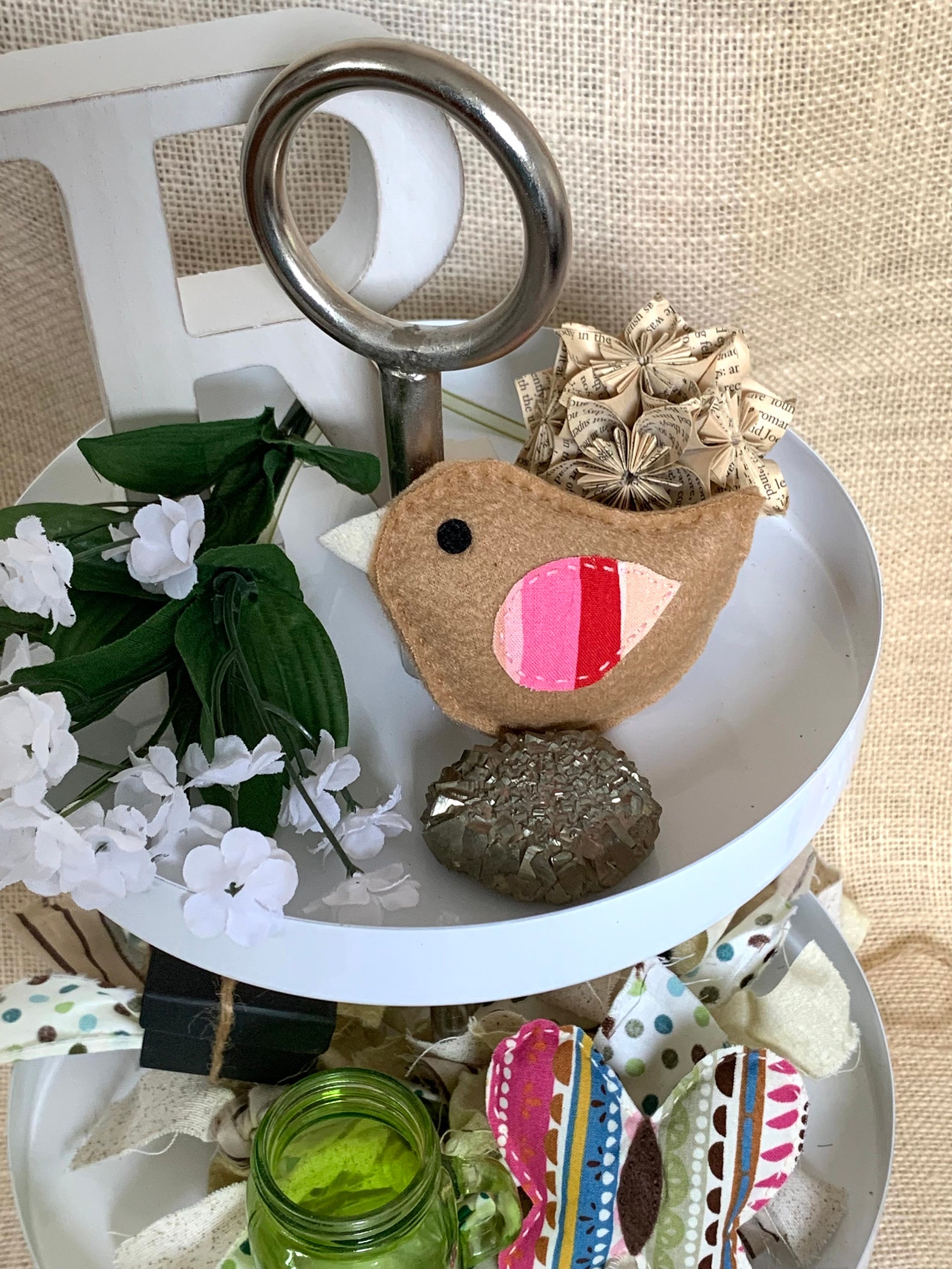 Handmade Birds for DIY Home Decor, Tray Decor, Bird Garland, Ornaments ...