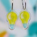 Bright Idea Light Bulb Earrings - Etsy