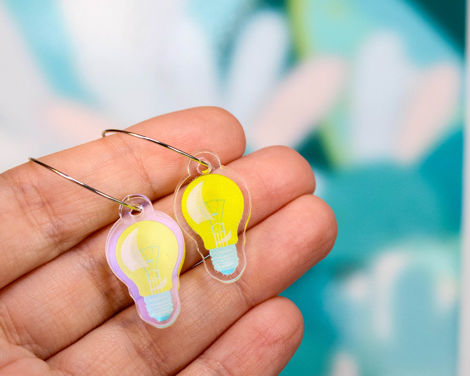 Bright Idea Light Bulb Earrings - Etsy