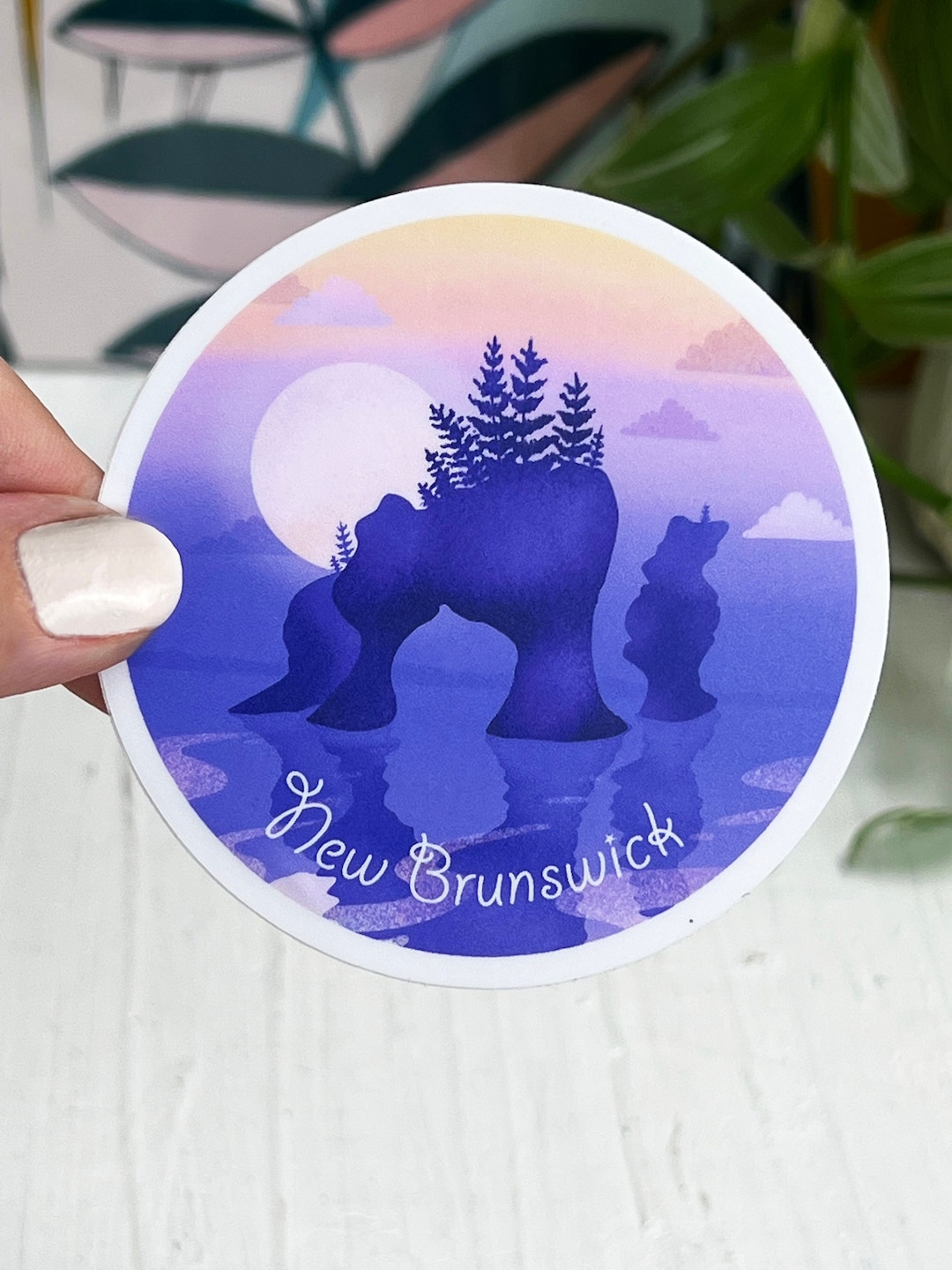 Hopewell Rocks New Brunswick Sticker 2.5x2.5 Inch - Etsy