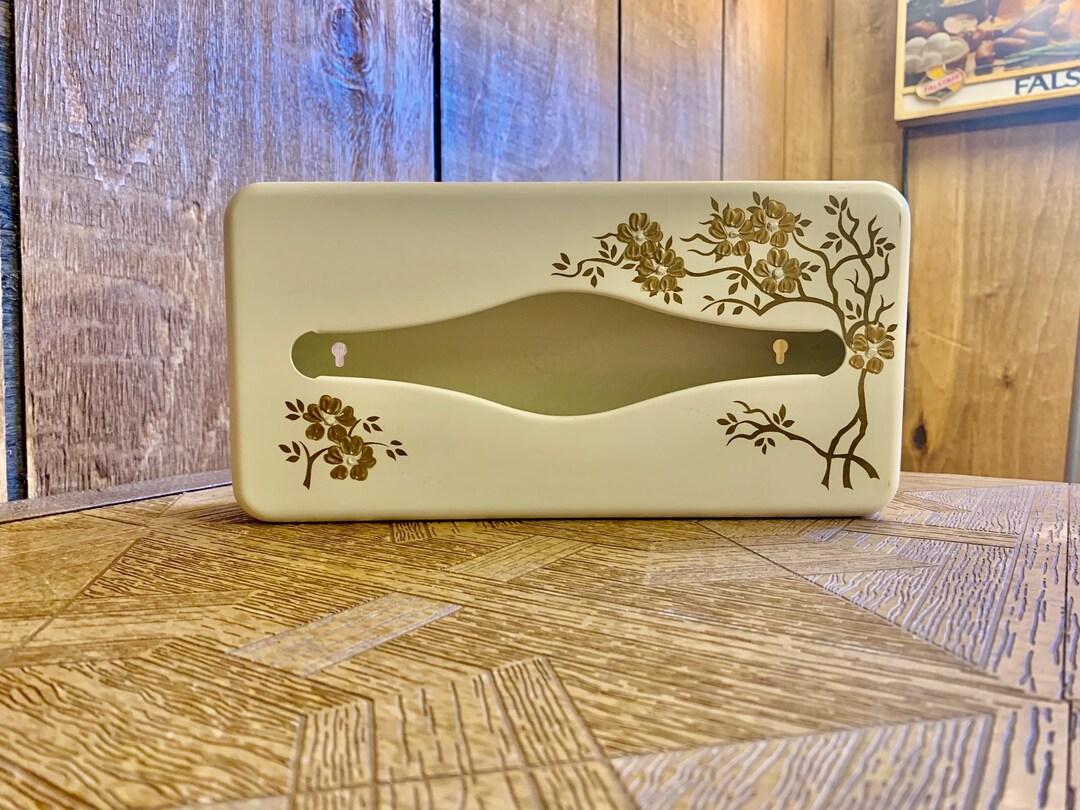 1960’s Ransburg Metal Tissue Box - Etsy