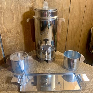 Vintage Manning Bowman Electric Coffee Percolator & Accessories - Etsy