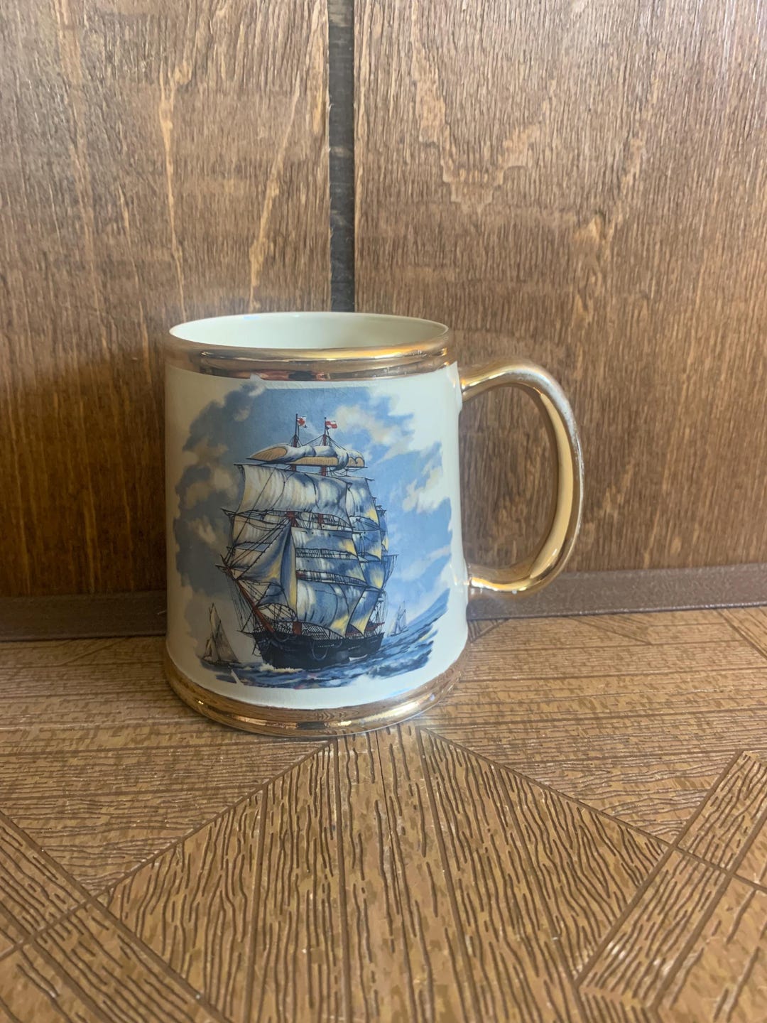 Large Vintage Sadler England Gibson Clipper Ship Mug - Etsy