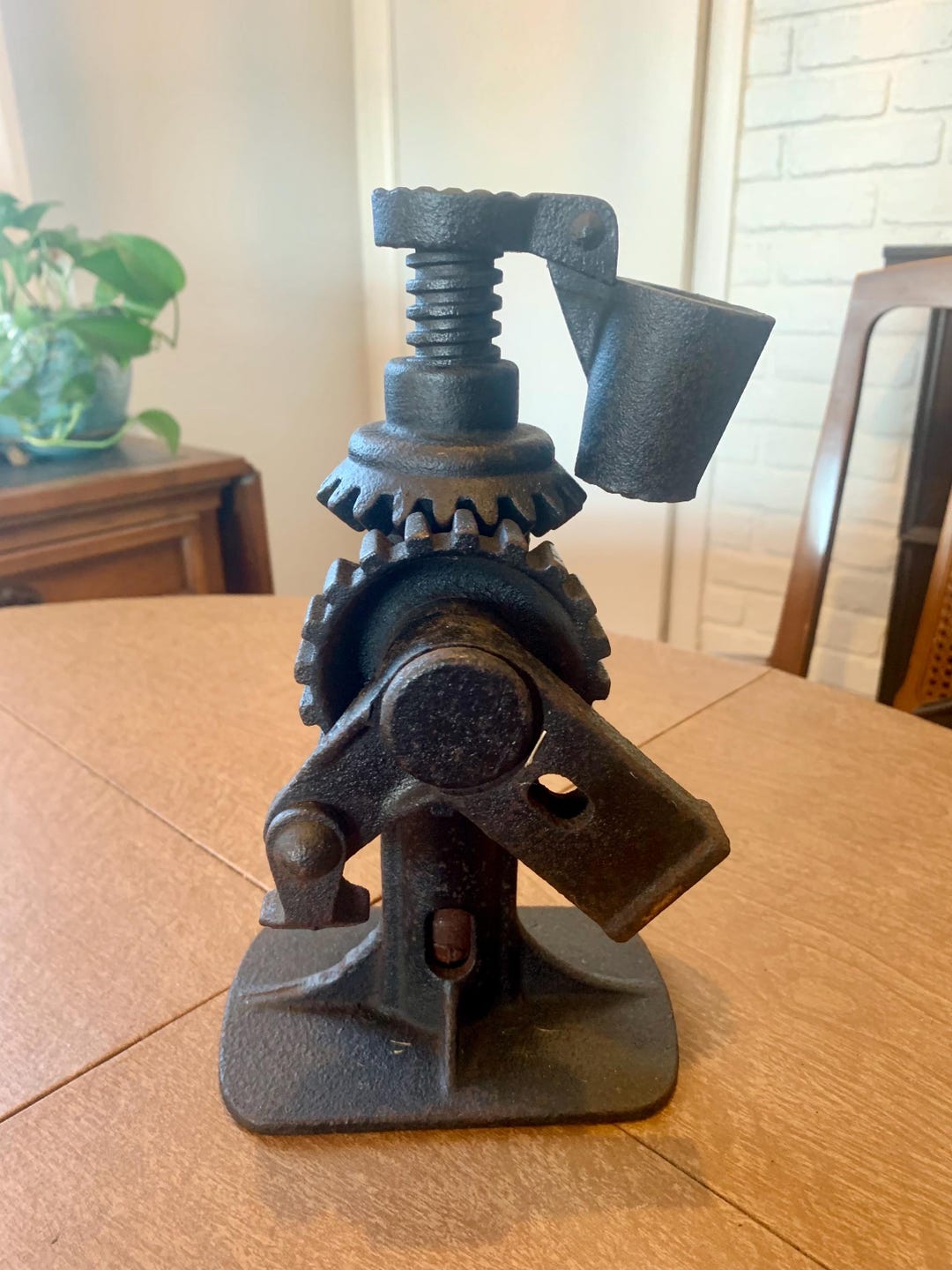 Antique Cast Iron Farm Jack - Etsy