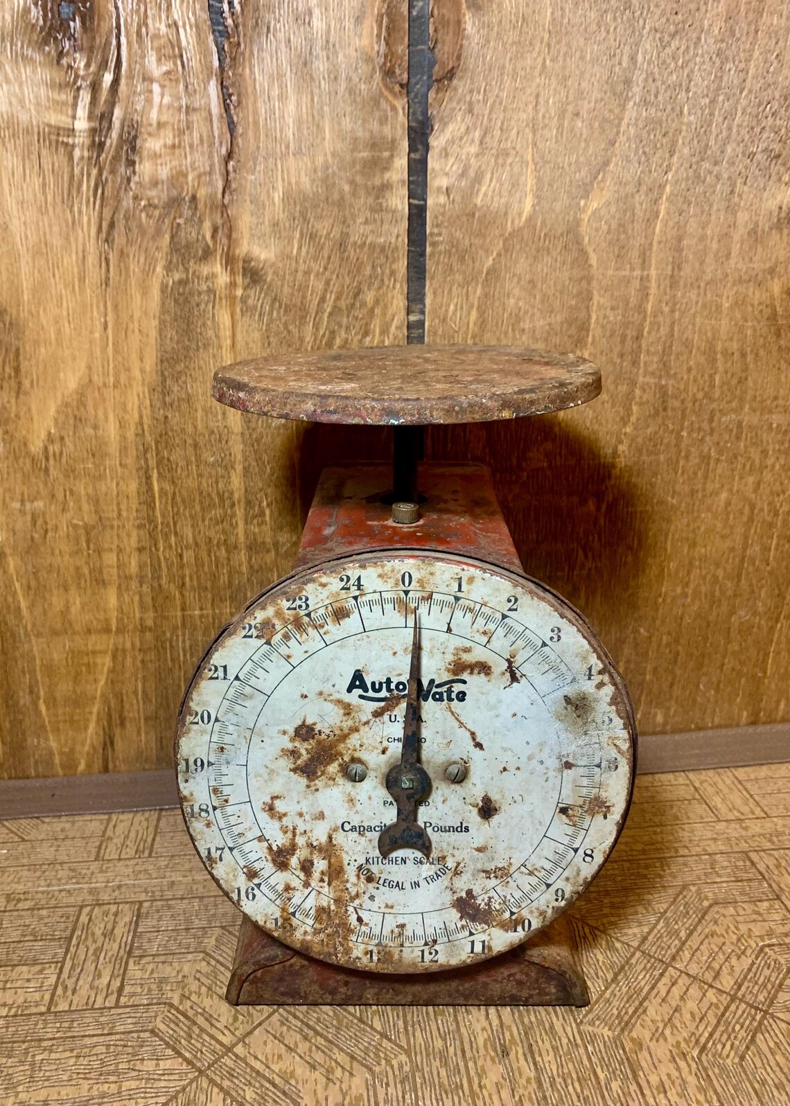 1940’s Auto Wate 25lb Metal Kitchen Scale- Tested - Etsy