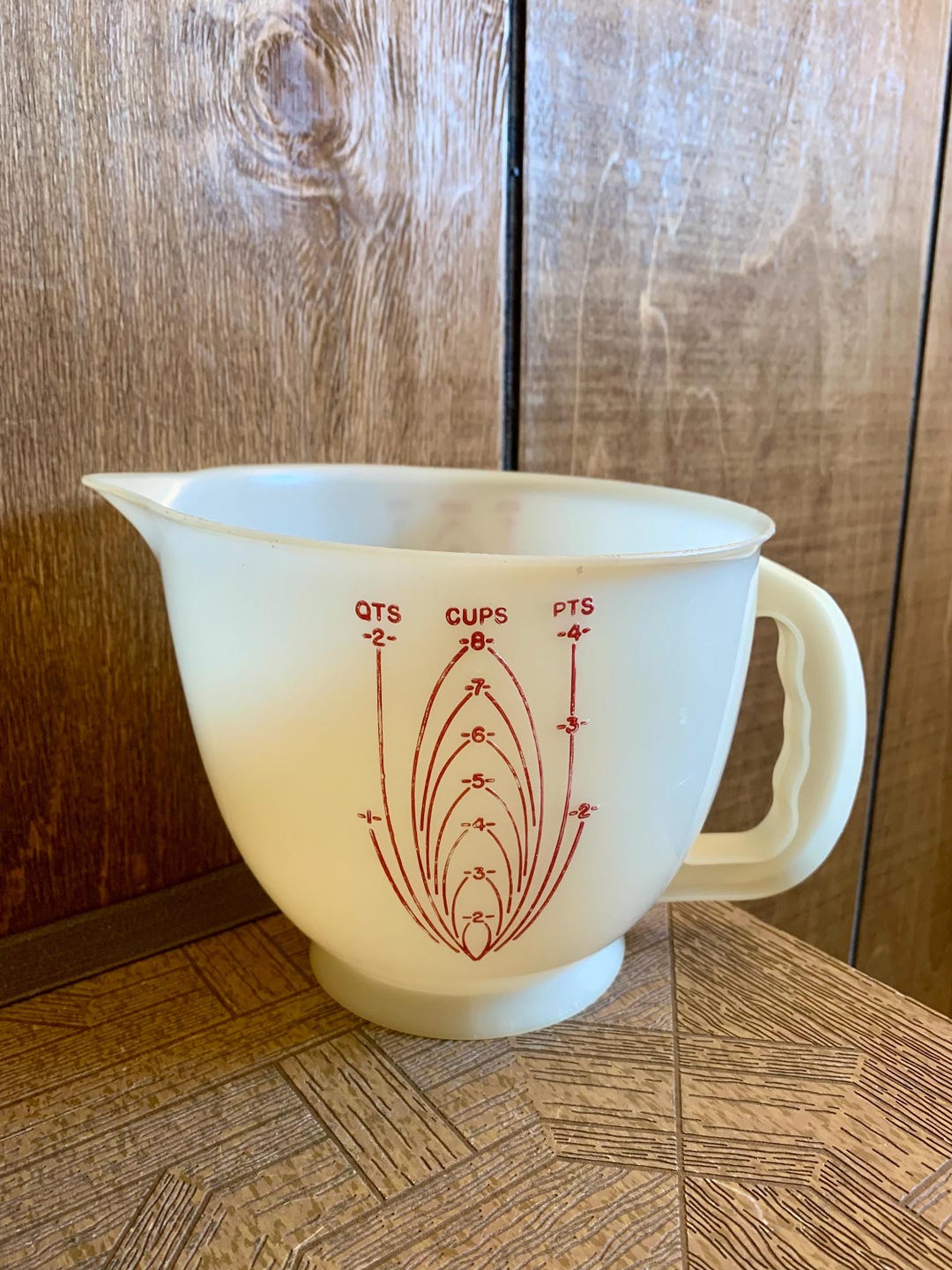 Vintage Tupperware Measuring Cup- 8 Cup Capacity - Etsy