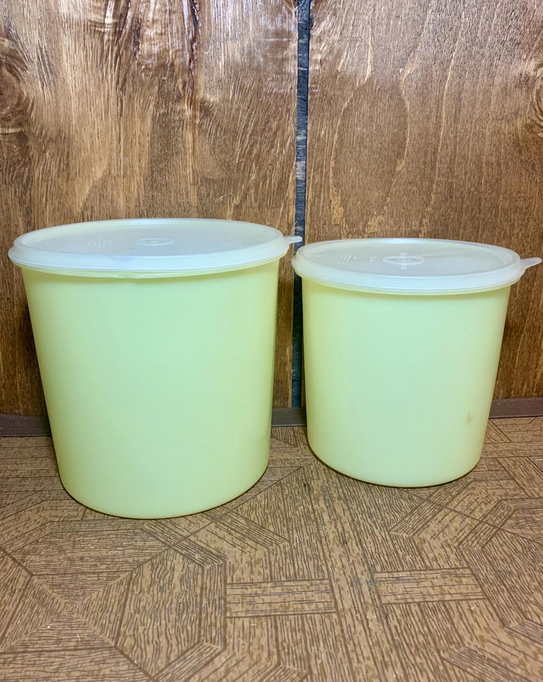 1954 Tupperware Canister Set - Millionaire Line - Etsy