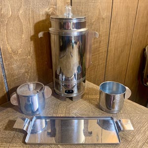 Vintage Manning Bowman Electric Coffee Percolator & Accessories - Etsy