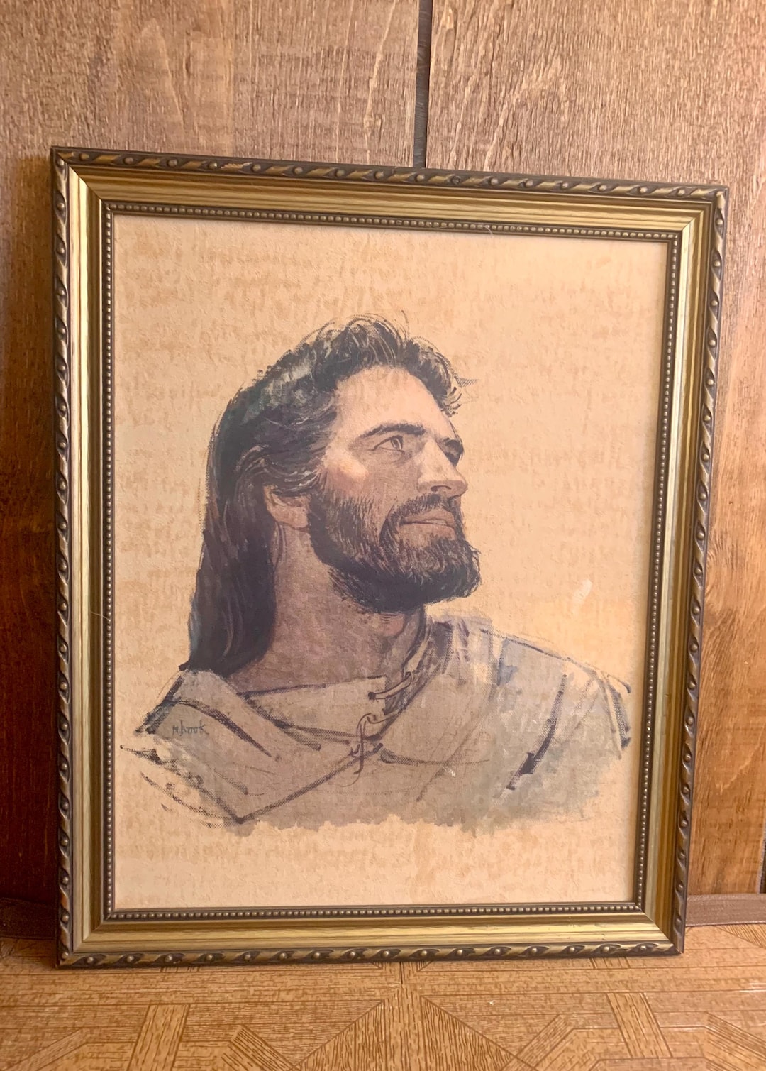 1968 head of Jesus Print by Richard Hook - Etsy