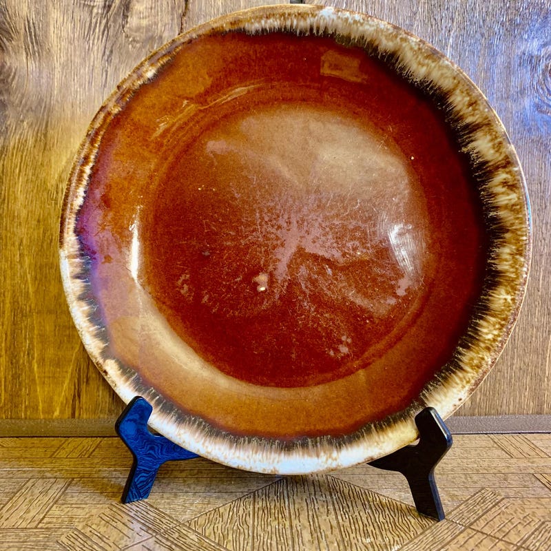 Brown Drip Pottery - Etsy