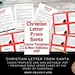Printable Christian Letter From Santa - Editable Canva Template or ...