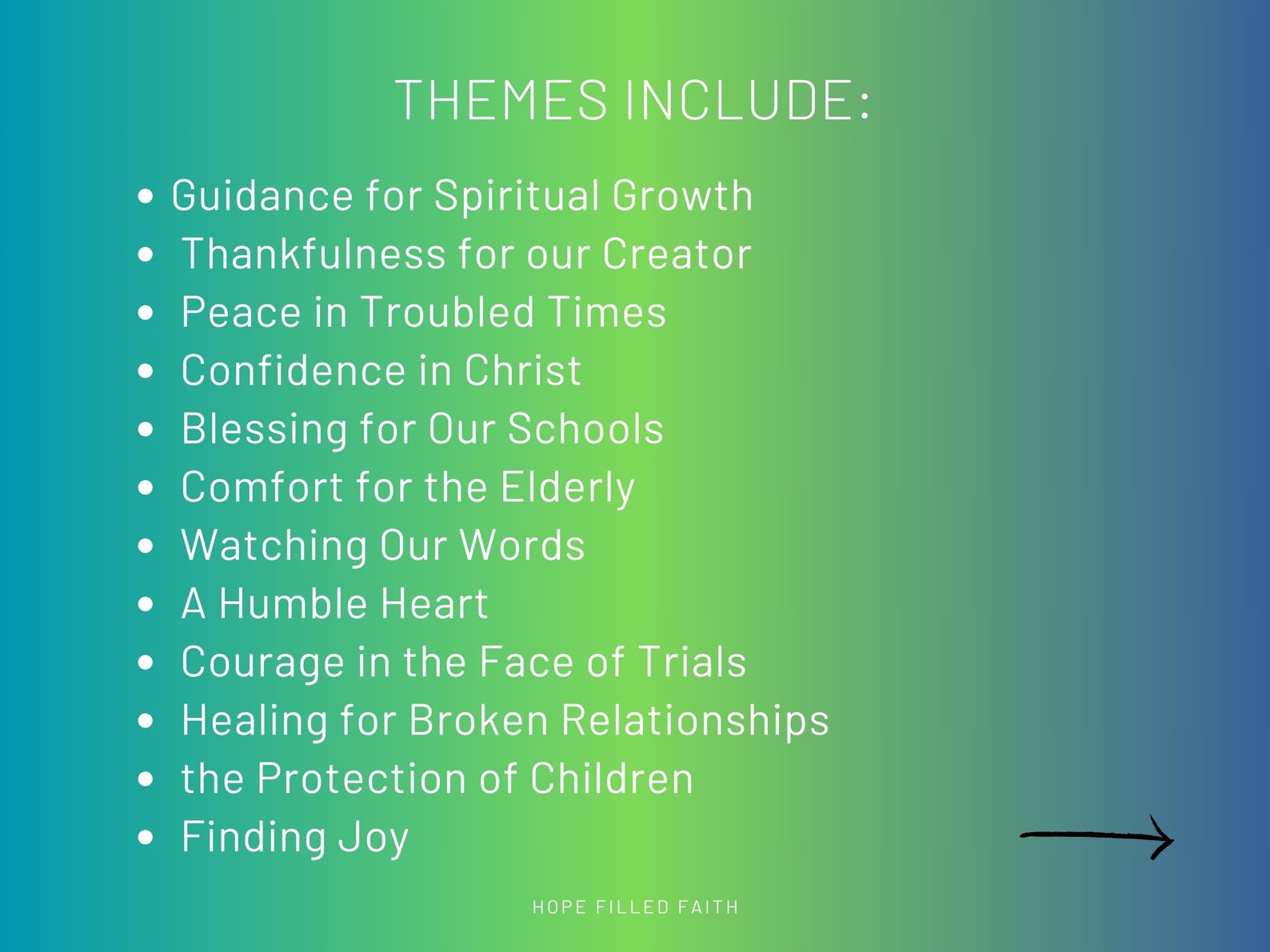 Printable Prayer Guide for Prayer Meetings and Quiet Time With Weekly ...