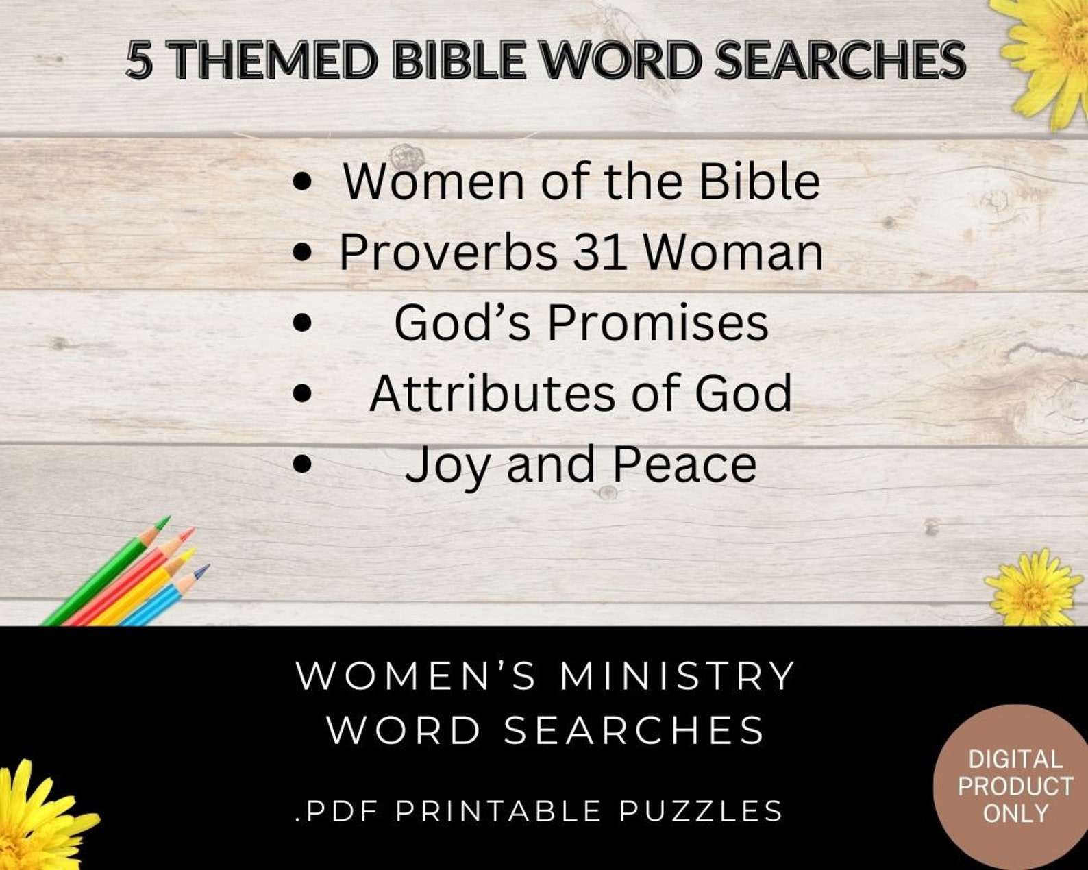 Printable Women's Ministry Word Search - Women of the Bible + More - 5 ...
