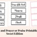 Printable Prayer Board Kit - Sweet Edition - Christian Church Prayer ...