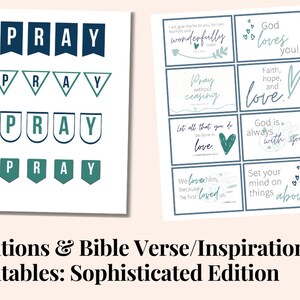 Printable Prayer Board Kit - Sophisticated Edition - Christian Church ...