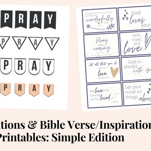 Printable Prayer Board Kit - Variety Pack - Christian Church Prayer ...