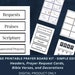 Printable Prayer Board Kit - Simple Edition - Christian Church Prayer ...