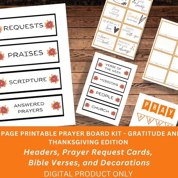 Thanksgiving Prayer - Etsy