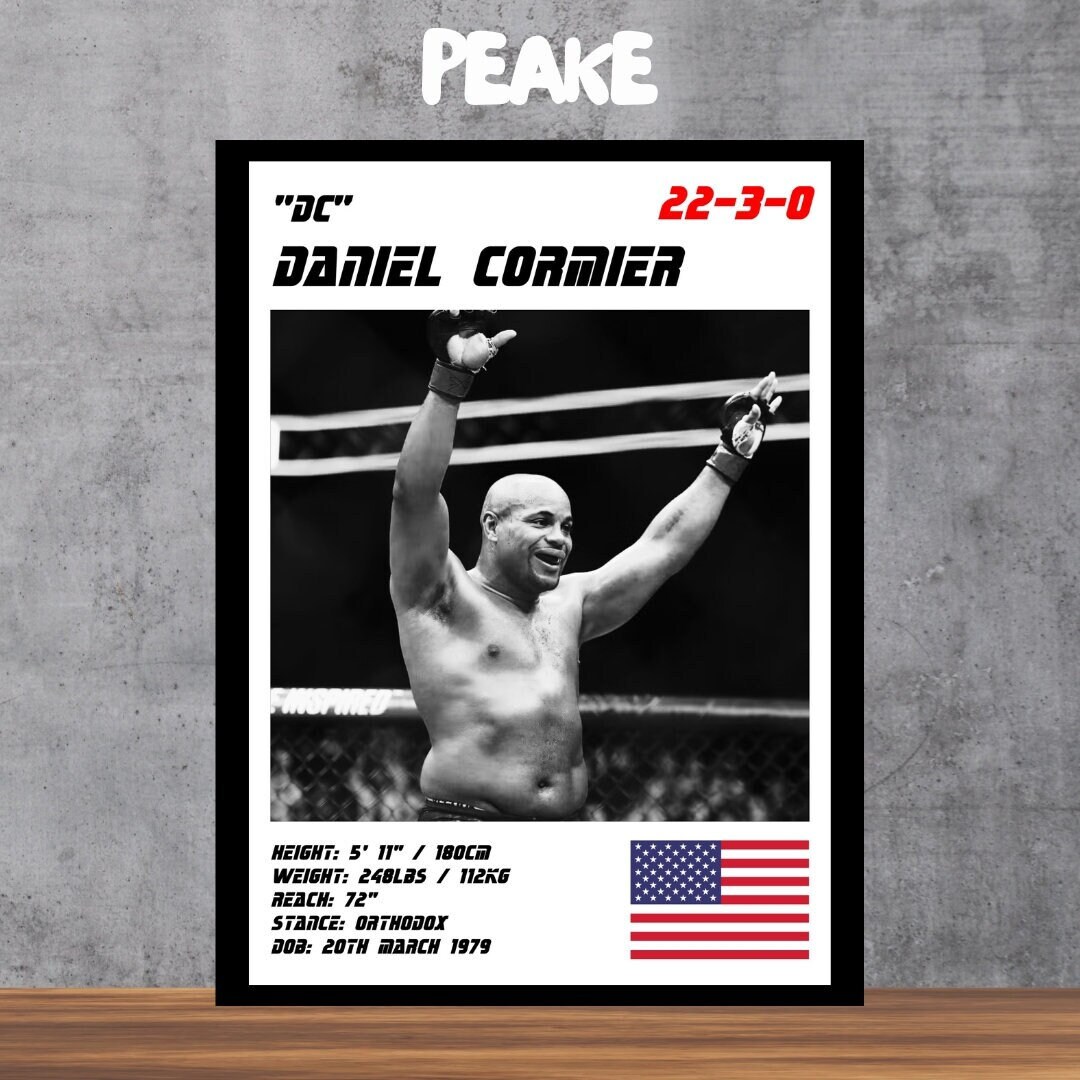Daniel dc Cormier UFC Wall Poster - Etsy