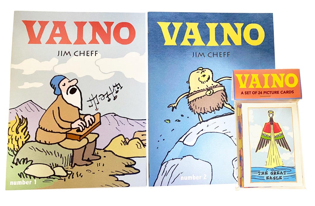 VAINO Mini-comic,books One and Two, and One Pack of 24 Vaino Picture ...