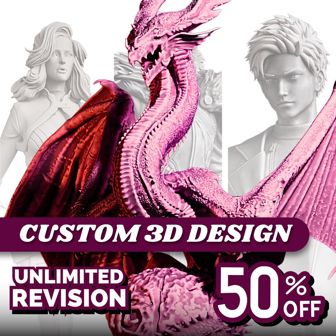 Custom 3D Modeling ! Dnd Stl File for Print | Sculpting for 3D Printing ...