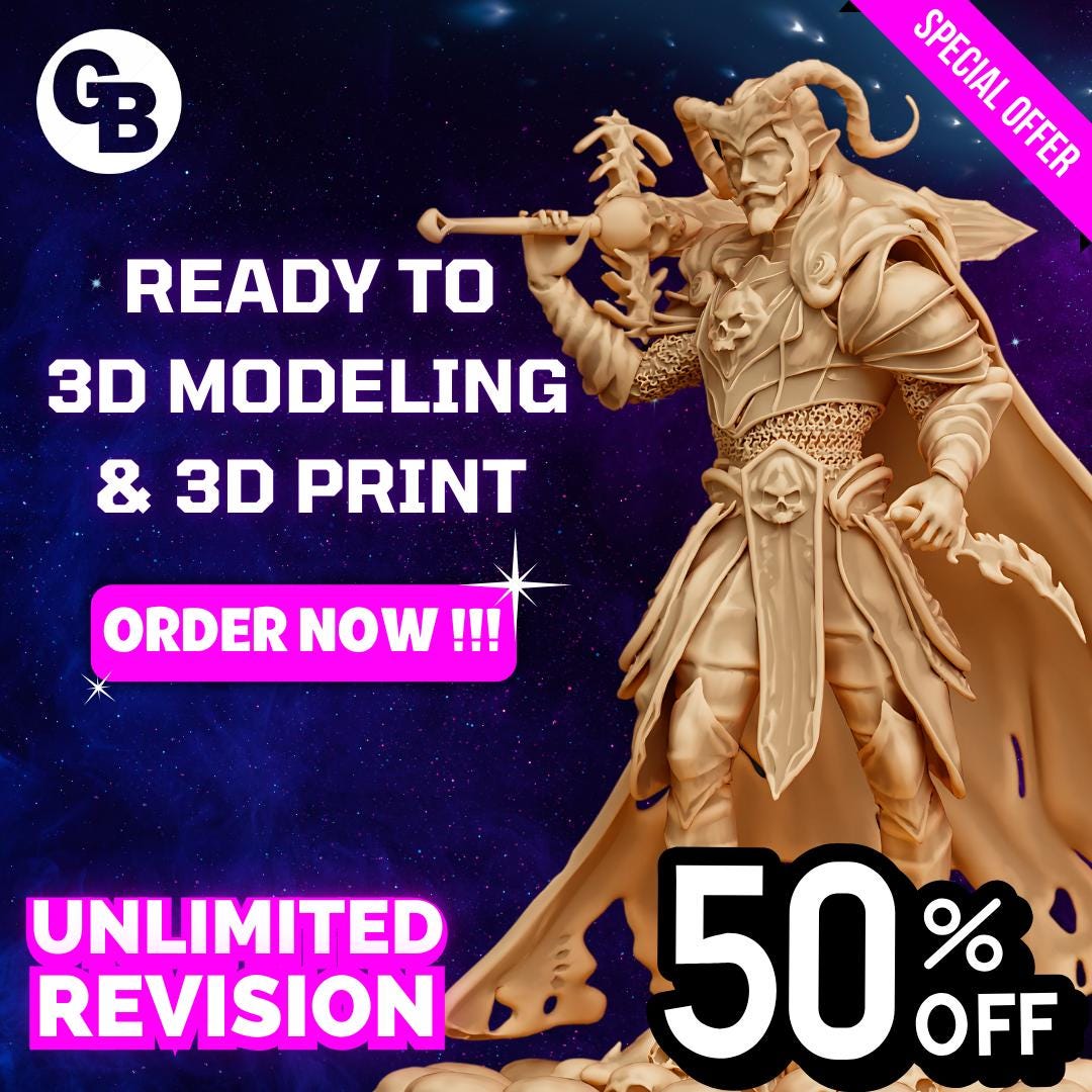 3D Printed Figurine Design | Custom 3D Models | Action Figure Sculpt ...