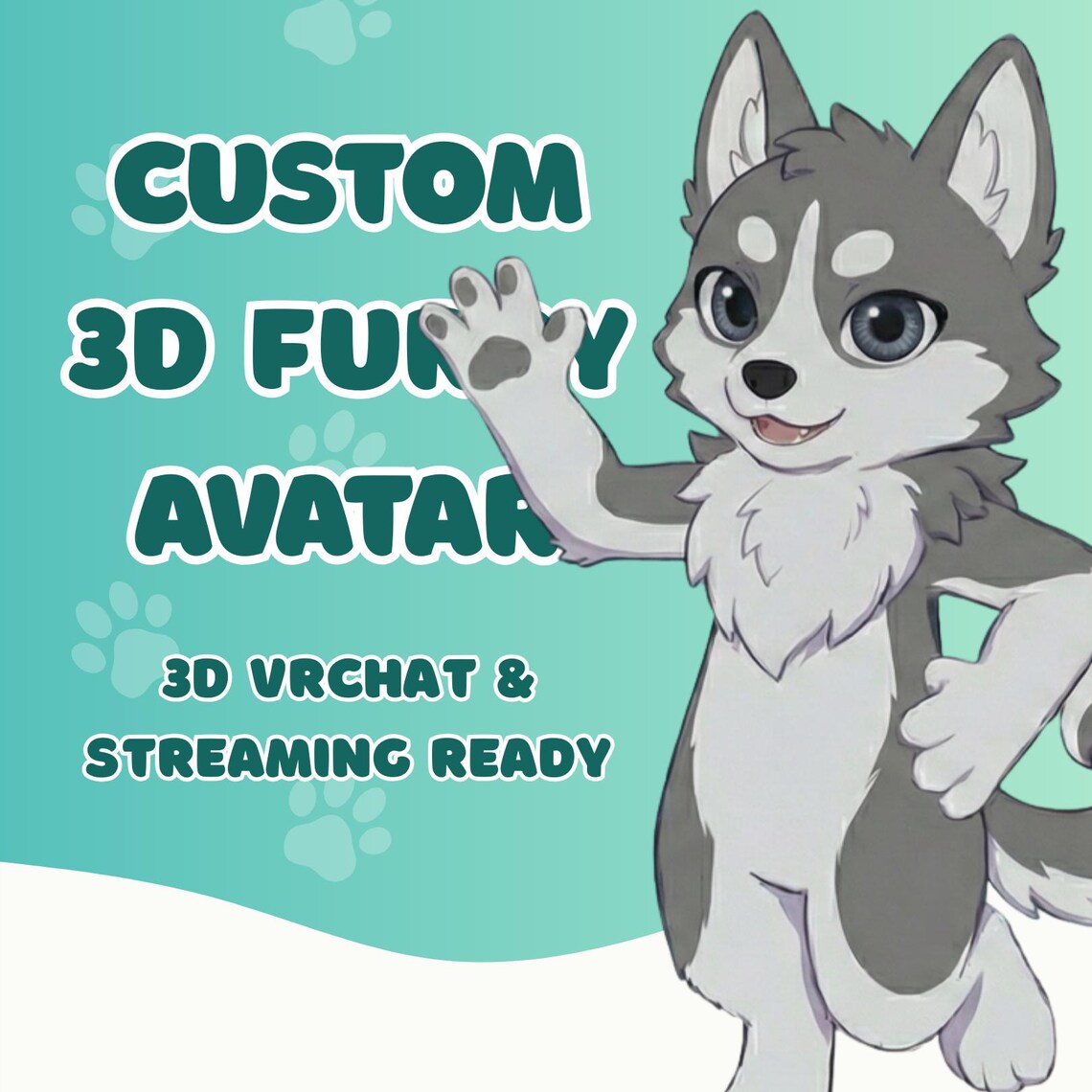 Custom 3D Furry Vtuber Model | Vrchat Avatar Commission | Custom ...