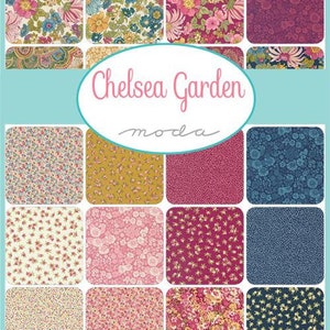 Chelsea Garden Porcelain Rose Tea Rose Ditsy Yardage by Moda Fabrics ...