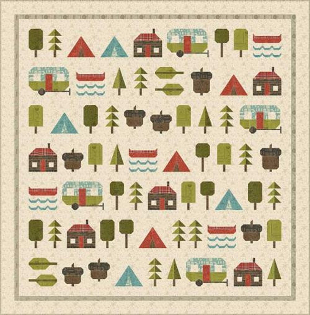 Explore, Discover, Camp Quilt Kit Using the Great Outdoors by Stacy ...