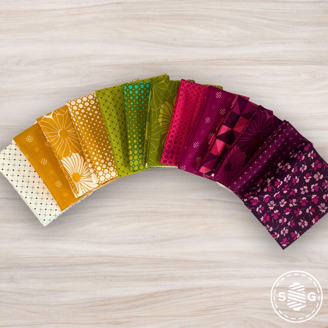 Color Crush Custom Fat Quarter Bundle by V and Co. for Moda Fabrics ...