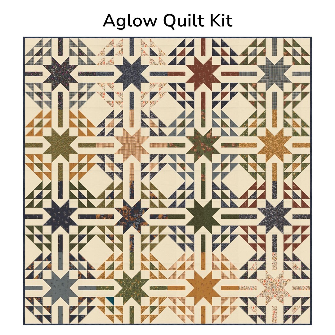 Aglow Custom Quilt Kit With Autumn Forest by Linn Warme for Moda ...