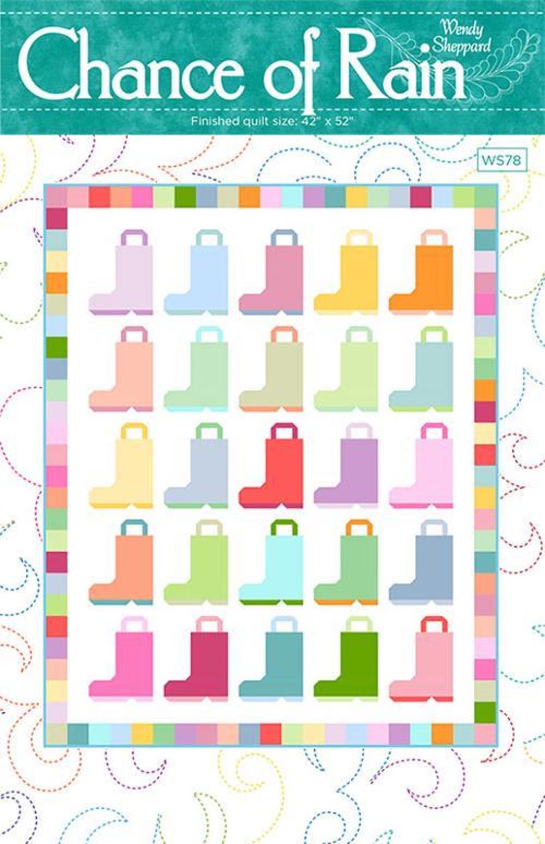Chance of Rain Quilt Pattern by Wendy Sheppard Paper Pattern WS 78 - Etsy