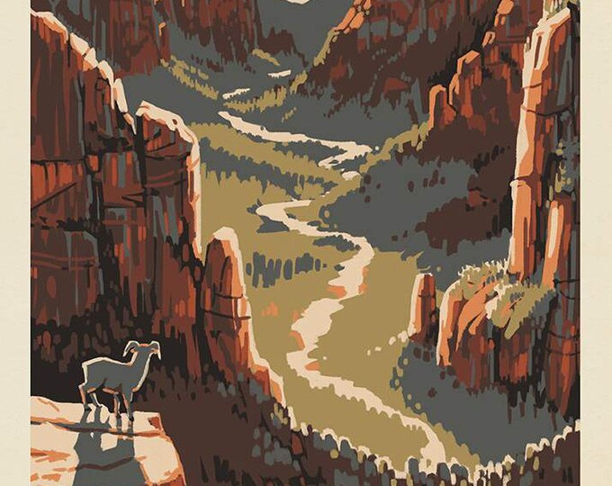 National Parks Zion Poster Panel by Anderson Design Group for Riley ...