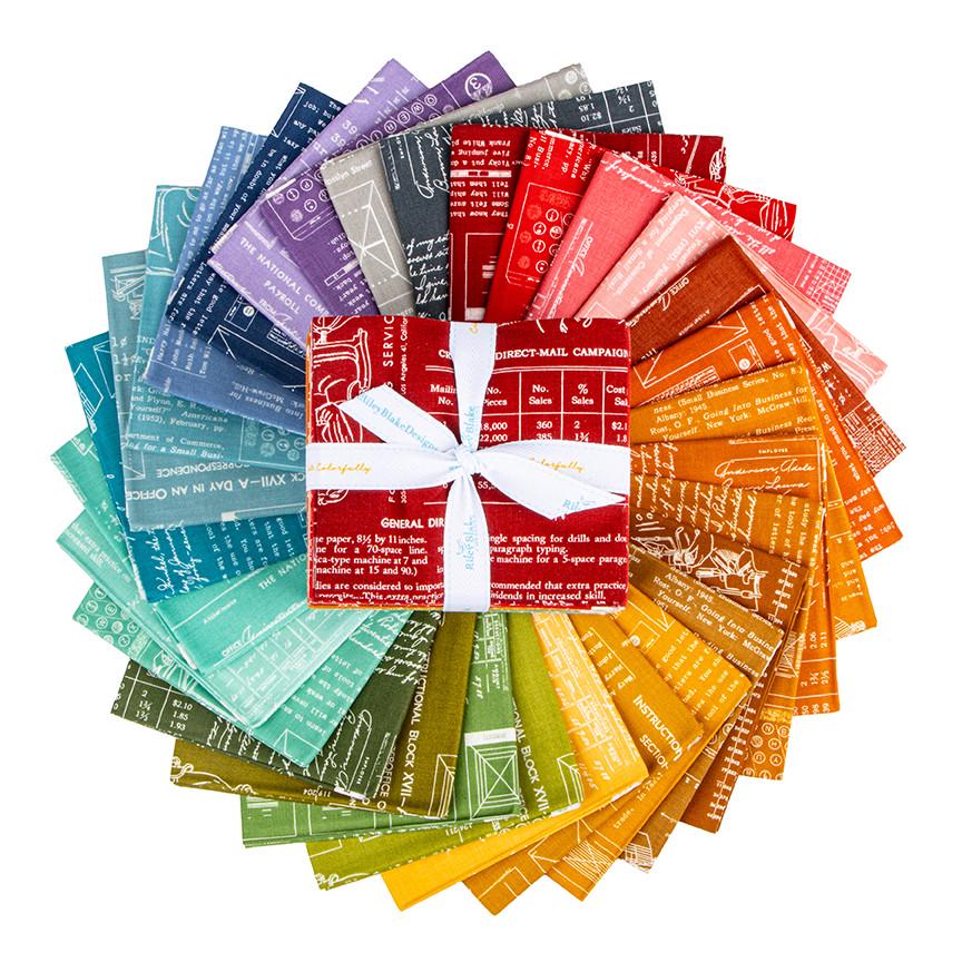 Type/ography Fat Quarter Bundle A Colors by Lori Holt of Bee in My ...