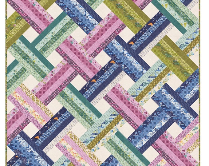 Ribbon Candy Custom Quilt Kit From Rainbow Quilt Method | Features ...