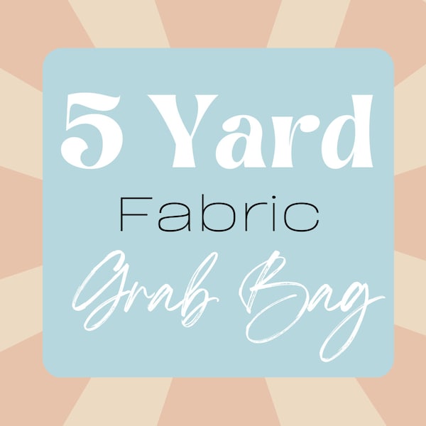 Fabric Grab Bag - Etsy