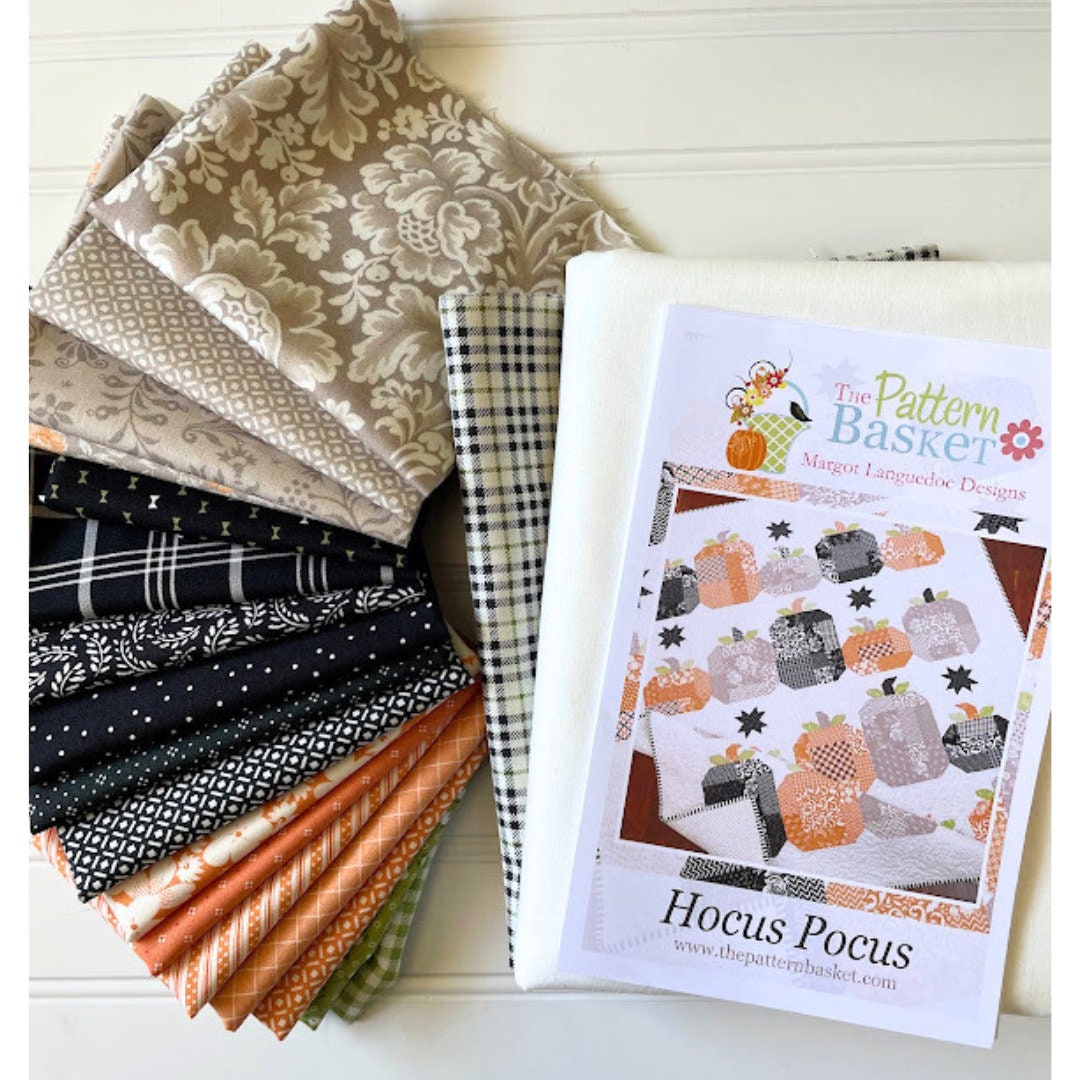 Hocus Pocus Quilt Kit Using the Pattern Basket's Pattern 52 X 65 1/2 ...