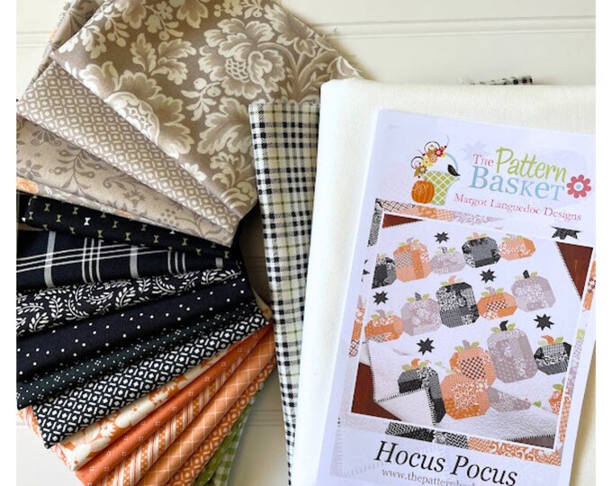 Hocus Pocus Quilt Kit Using the Pattern Basket's Pattern | 52" X 65 1/2" Finished Size - Etsy