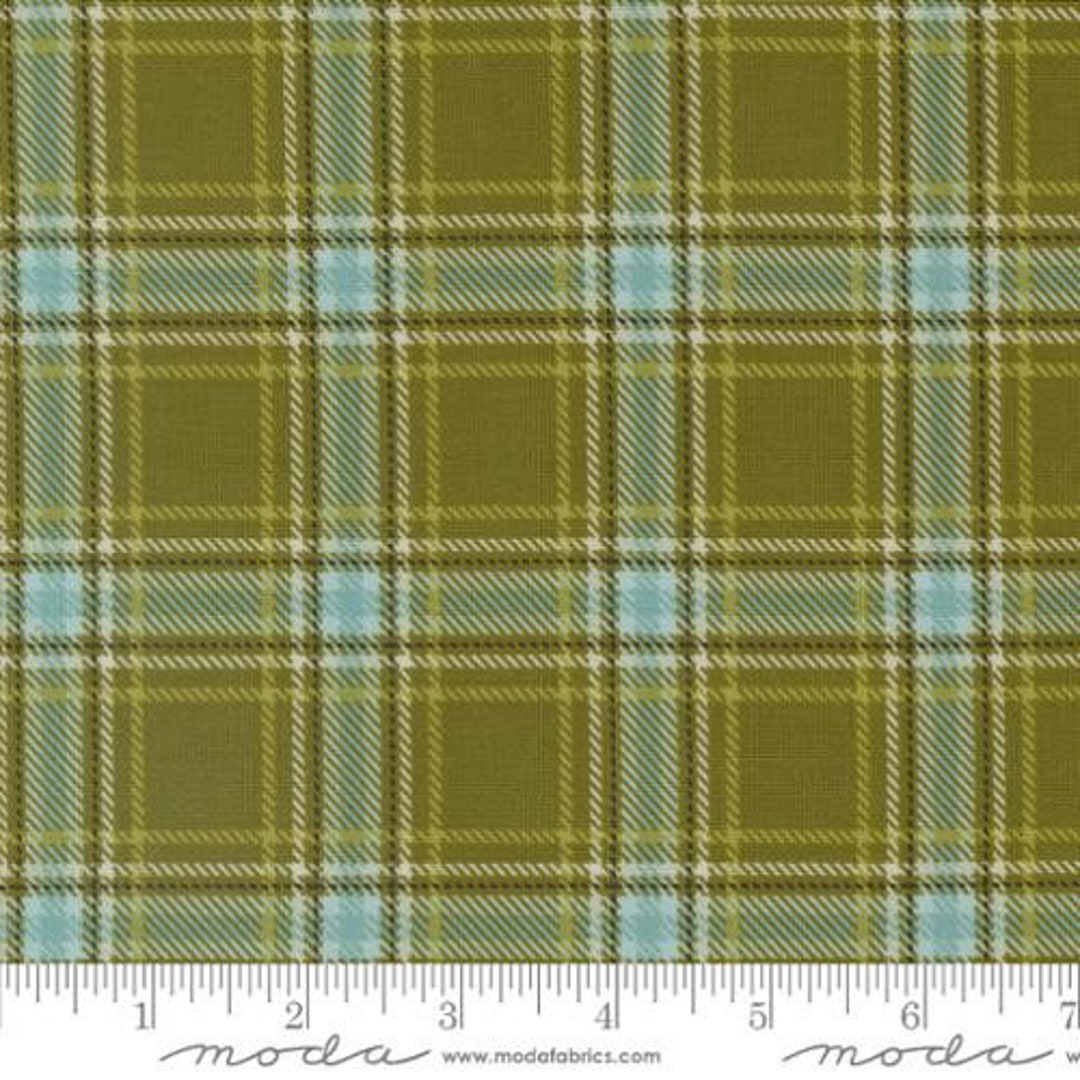 The Great Outdoors Forest Cozy Plaid Yardage by Stacy Iest Hsu for Moda ...